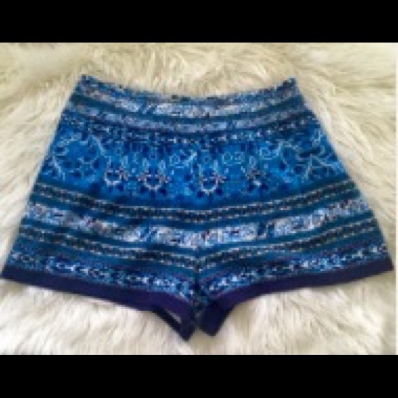 Gianni Bini | Shorts | Nwt Gianni Bini Iggy Shorts In Pacific Blue ...